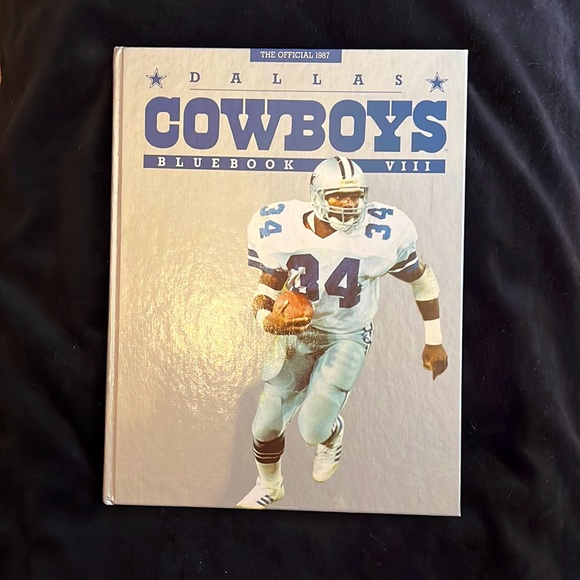 DALLAS COWBOYS OFFICIAL | Other | Vintage Dallas Cowboys 987 Bkue Book ...